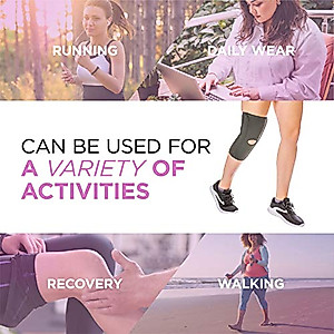 BraceAbility Plus Size Knee Compression Sleeve for Women - Ladies Open Patella Brace and XXXXL Kneecap Stabilizer with Support Stays for Female Arthritis Pain, Meniscus Tears and ACL injury (4XL)