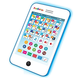 Kid Tablet - Kindergarten Learning Activities, ABC Learning for Toddlers, Learning & Education Toy for 3 Year Olds+, Learning Letters & Alphabet, Kids Phone Toy for Speech Therapy & Letter Sounds