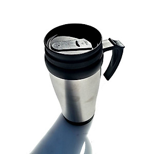 16oz Stainless Steel Insulated Liner Travel Tumbler Coffee Thermos Mug Tea Cup by Mega Tumbler