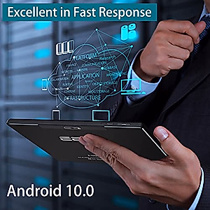 EEW Tablets 10 Inch Tablet Android 10.0, 32GB ROM Expandable to 128 GB, 1280x800 IPS HD Touchscreen, 5MP Dual Cameras, 6000mAh Battery, Support WiFi Bluetooth GPS (2023 Release)