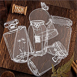 40Pcs Transparent Dried Flower Bookmarks DIY Bookmarks, Flower Bookmarks Maker, Handmade DIY Transparent Beautiful Flower Page