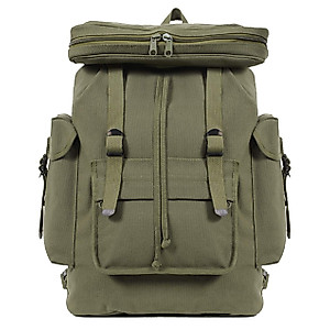 Rothco Canvas European Rucksack, Olive Drab