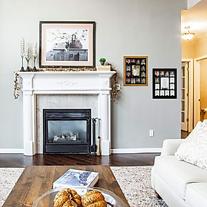 Northland School-Years Picture Frame Personalized - Holds Twelve 2.5" x 3.5" School Photos and 5" x 7" Graduation Picture, Oak Frame, Black Insert, Customizable with any name