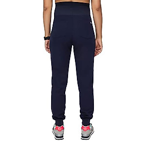 FIGS Zamora Jogger Maternity Scrub Pants for Women - Navy, Tall L