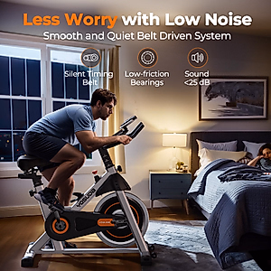 YOSUDA Indoor Cycling Bike Stationary Bike - 2023 Version-Cycle Bike with Ipad Mount & Comfortable Seat Cushion