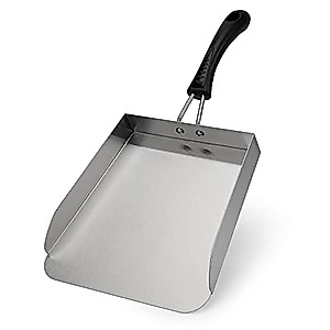 Stanbroil Stainless Steel Griddle Food Mover Smash Burger Food Shovel Grill Spatula Great for Stir Fry and Move Food, 13"