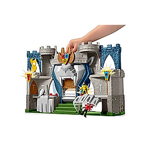 Fisher-Price Imaginext The Lion's Kingdom Castle Medieval-Themed Playset with Figures for Preschool Kids Ages 3 to 8 Years