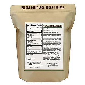 Anthony's Erythritol Granules, 5 lb, Non GMO, Sweetener, Keto & Paleo Friendly