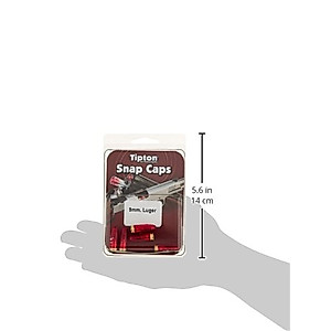 Tipton 9mm Pistol Snap Cap with Reusable Design for Gun Maintenance