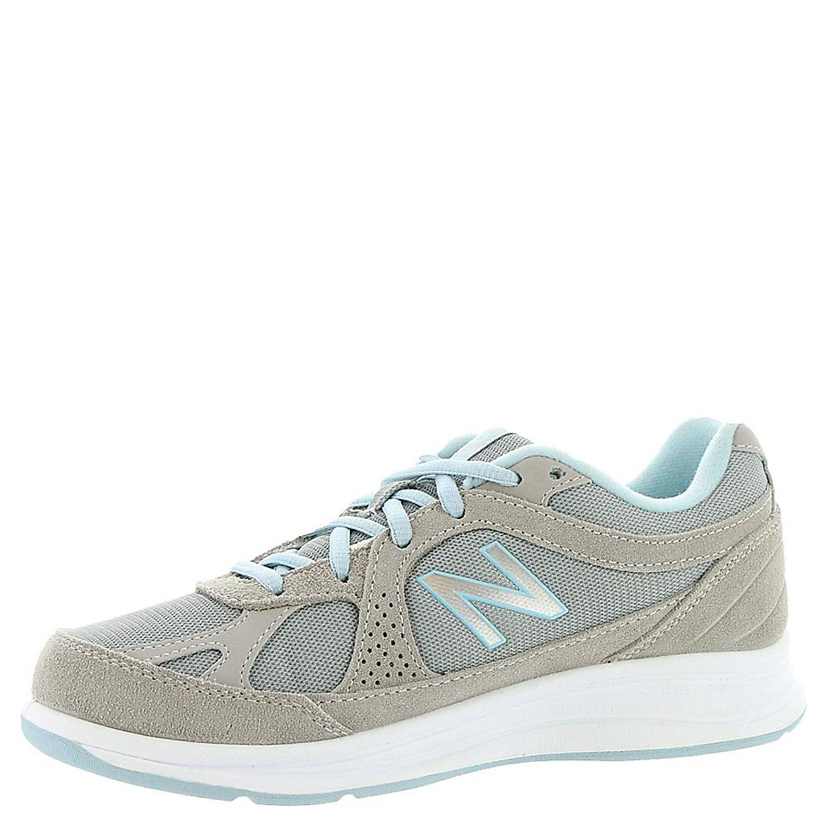 New Balance Women's 877 V1 Walking Shoe , Silver, 8.5