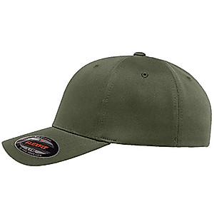 1960-63 Ford Falcon Hardtop Outline Design Flexfit 6277 Athletic Baseball Fitted Hat Cap Olive L/XL