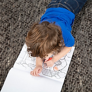 Melissa & Doug Jumbo Coloring Pad (11 x 14 inches) - Town, 50 Pictures