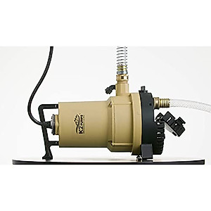 K2 Pumps UTM02501K 1/4 HP Duo 2-in-1, Thermoplastic Submersible Utility Pump and Transfer Pump