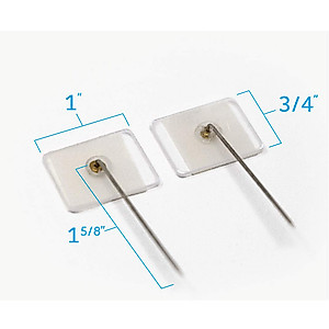 Cubicle Pins | Partition Pins | Decor Pins for Office Cubicle - Value Pack of 500 Fabric Pins for Furniture, Office Signs and Fabric Mounting | Made in The USA