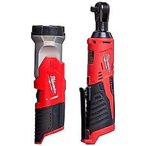 Milwaukee 2498-25 M12 12-Volt Lithium-Ion Cordless Combo Kit (5-Tool) with (2) 1.5Ah Batteries, Charger and Tool Bag
