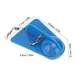 RiToEasysports 4Pcs Fishing Trolling Diving Board,Fishing Trolling Diving Board for Boat Fishing Deep Sea Fishing Other Fishing Tools and Accessories