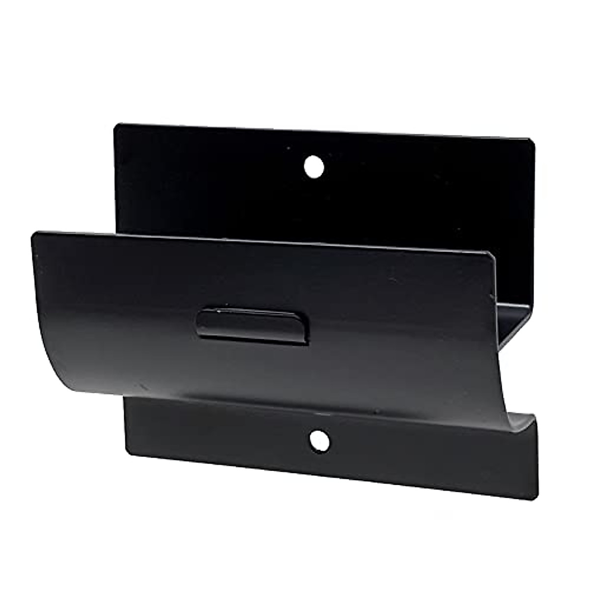 Tetra-Teknica GMH-01 4-in Steel Wall Mount Ladder and Wheelbarrow Hanger, Matte Black