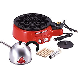 AUTOMATIC ELECTRIC JAPANESE TAKOYAKI GRILL PAN 12 HOLES 100 V OCTOPUS BALLS [JAPAN] by Sugiyama