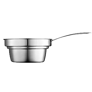 Le Creuset Stainless Steel 2.2 Quart Double Boiler Insert, Fits 2 & 3 Quart Saucepans