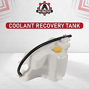 Coolant Reservoir Tank with Overflow Tube - Replaces 21710 -8J000, NI3014105, 603-614 - Compatible with Nissan Vehicles - 2002 - 2006 Altima 2.5L and 3.5 V6, 02 - 08 Maxima 3.5L V6 - Recovery