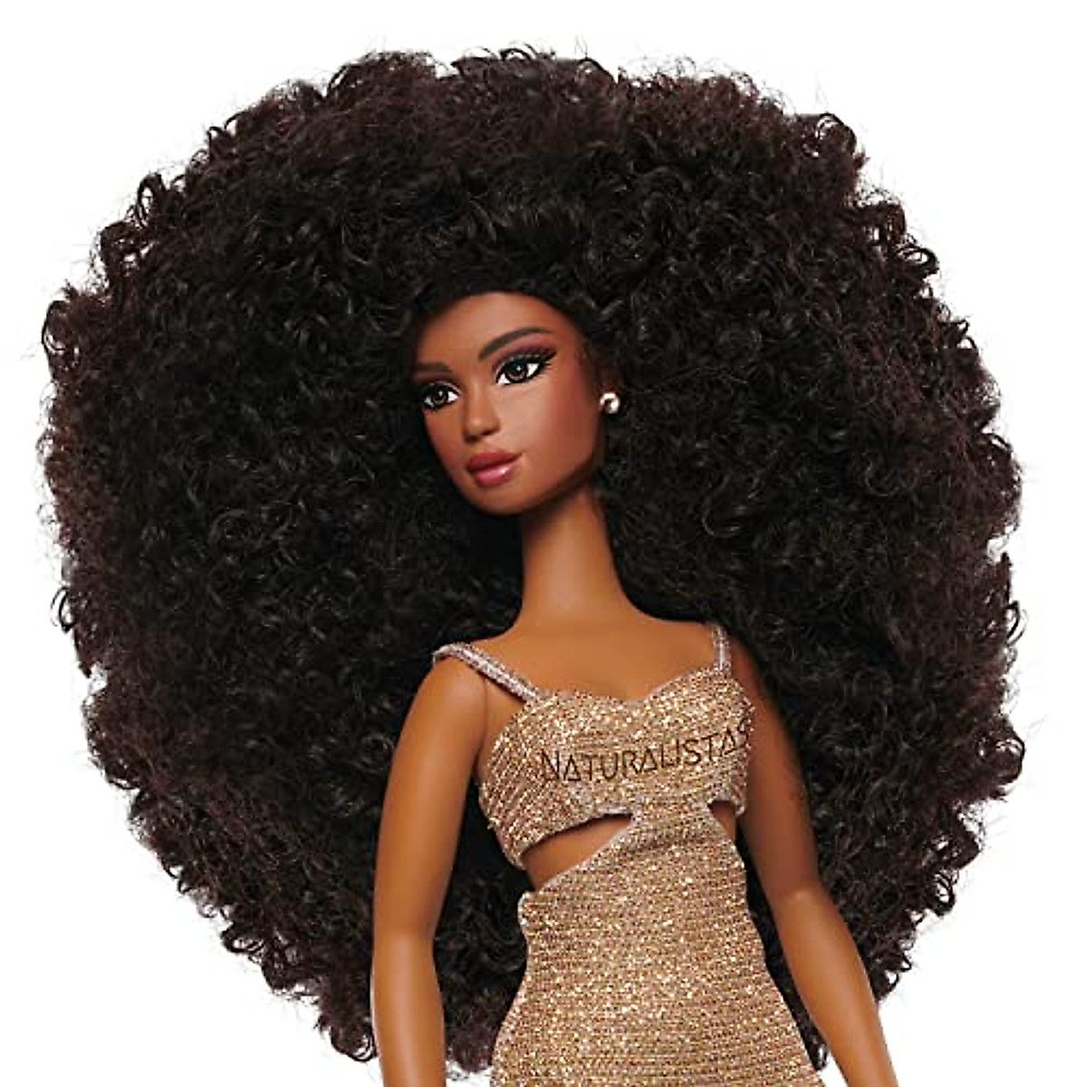 Naturalistas 11-inch Fashion Doll Dayna and Accessories, Dark Brown Hair, Brown Eyes, Pretend Play