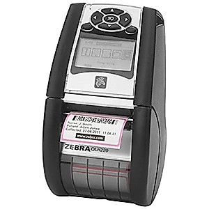 Zebra QN2-AUNA0M00-00 QLN 220 Direct Thermal Mobile Label Printer, Bluetooth and Wi-Fi, Monochrome, 203 dpi, 2.75" H x 3.5" W x 6.5" D