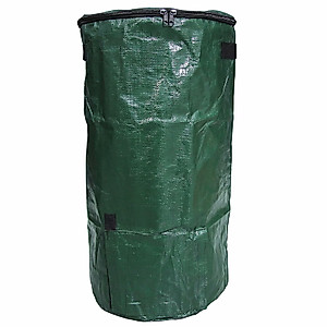Garden Compost Bags Compost Bag Outdoor Garden Garden Waste Compost Bags for Food Waste Fermentation and Dead Leafs Fermentation into Compost Outdoor Composting Bins 1 Pack