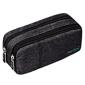 Large Pencil Pouch for Boys School Supplies Big Capacity Pencil Case Pen Bag Box Aesthetic with Zippers Office Storage Organizer Stationary for Teen Girls Kids Women College Students