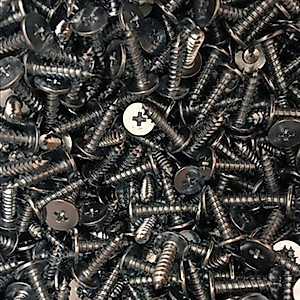50 PSC Carbon Steel Flat Head Tapping Screw, is Not Easy to Rust, Screw 1/2 Inches Long