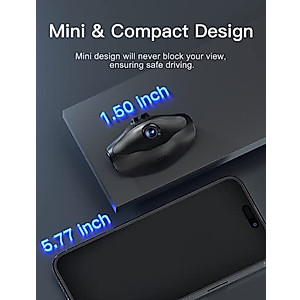 2K Dash Cam Front 1440P, GOODTS Car Camera with 2.45” IPS Screen, Mini Dash Camera for Cars with 150°Wide Angle, Dashcam with G-Sensor, Loop Recording, Parking Monitor, 64GB SD Card, SD Card Reader