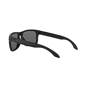 OAKLEY SI Holbrook Matte Black Tonal Icon/Gray Sunglasses (OO9102-E555)
