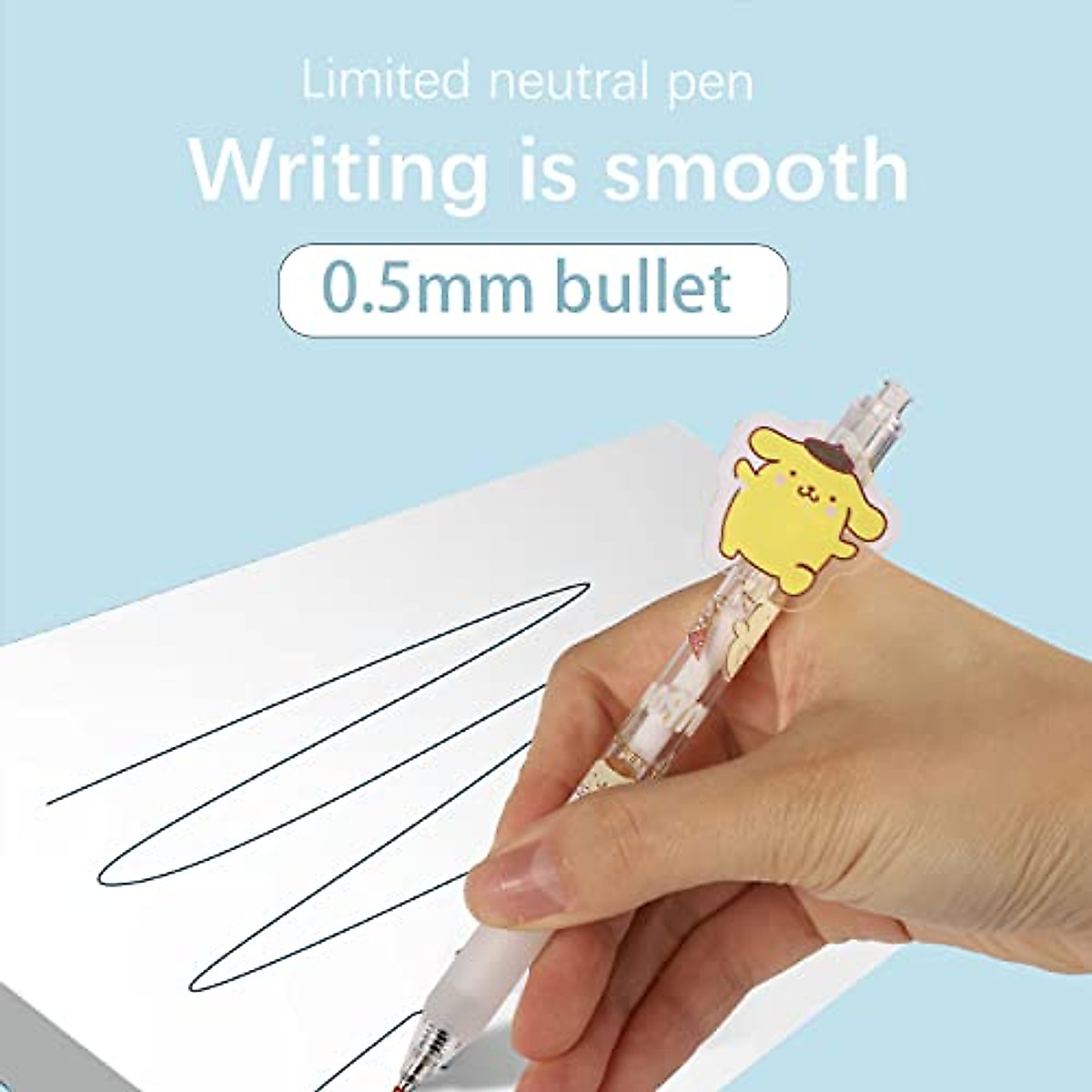 Anime Pens Japanese Pens Stationery Set, Cute Pens for Kids Students Adults Girls Boys Birthday Gifts, Kawaii Stationary School Supplies for Teen Girls