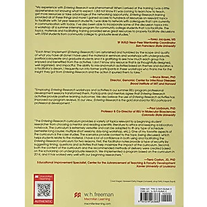 Entering Research: A Curriculum to Support Undergraduate & Graduate Research Trainees