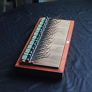 ZSDM Array Mbira 96 Keys 4 Octaves Chromatic Scale Finger Piano Rose Wood