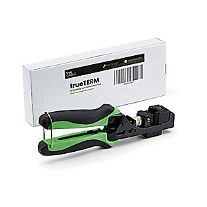 trueCABLE 90 Degree RJ45 Keystone Jack Termination Tool, Cat5e/Cat6/Cat6A Ethernet Cable EZ Termination, trueTERM