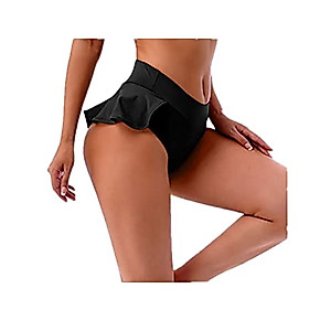 Women’s Yoga Booty Shorts High Waist Workout Gym Dance Hot Pants Spandex Athletic Shorts Butt Lifting Leggings Black XL