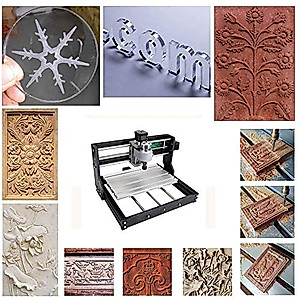 CNCTOPBAOS 1610 PRO Mini CNC Router Kit,3 Axis Desktop GRBL Control DIY Engraver Engraving Machine,Carving Engrave on Acrylic,PVC,PCB,Plastic,Wood Cutting Milling Machine