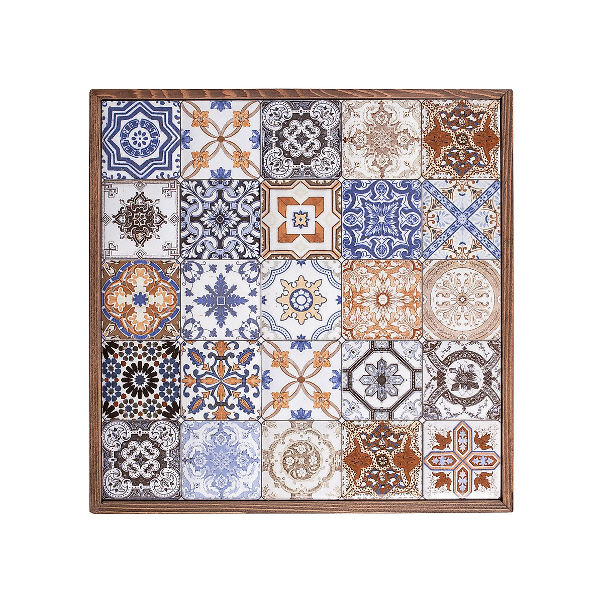 Comfyt Side Table, Coffee Table, End Table, Home Decor Table, Nightstand Nesting Table, Bedside Table, Accent Table, Home Essentials, Solid Wood Table, Mexican Tile Table, Ceramic End Table