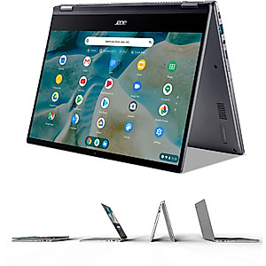 Acer Chromebook Spin 514 Convertible Laptop, 14” Full HD Touchscreen Ryzen 3 3250C, 4GB DDR4 Memory, 64GB eMMC Flash Memory (Renewed)