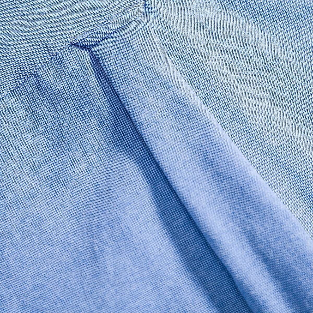 LOCALMODE Men's Casual Slim Fit Short Sleeve Button Down Solid Oxford Dress Shirt Green L