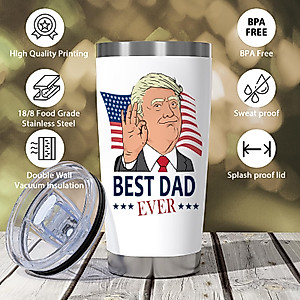 Gifts for Dad from Daughter, Son, Kids on Fathers Day, Christmas, Birthday - Funny Fathers Day Tumbler - Present for Father - Dad Tumbler 20oz