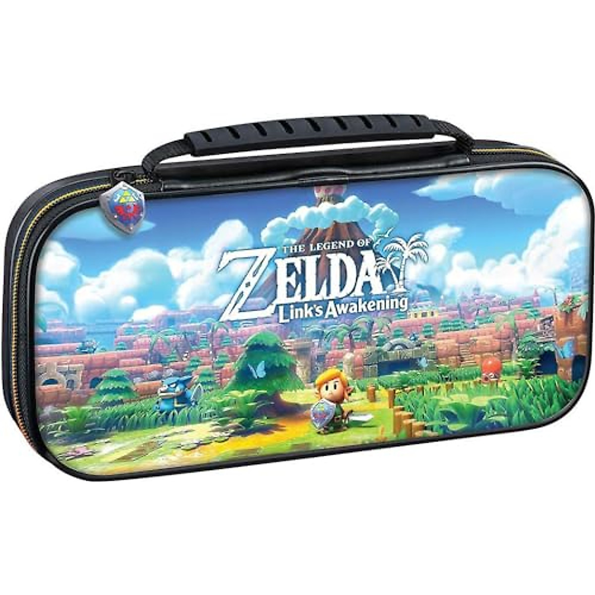 Game Traveler Zelda Nintendo Switch Case - Switch Carry Case for Switch OLED, Switch and Switch Lite, Hard Portable Travel Case, Adjustable Viewing Stand & Bonus Game Cases, Deluxe Carry Handle