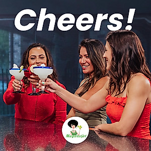 Margarita Girl Double-Bowl Full Size Frozen Slushy Drink Machine - Versatile High-Capacity Model Features Two 3.2-Gallon Bowls - Makes 100 Cups of Resort-Style Margaritas, Daiquiris, Piña Coladas, Etc