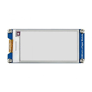 Coolwell Waveshare 2.66inch E-Paper E-Ink Display Module (B) for Raspberry Pi/Jetson Nano, 296×152 Pixels, SPI Interface,Red/Black/White Three-Color
