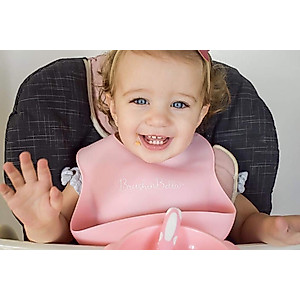 BrushinBella Baby Feeding Supplies - Complete Baby Feeding Set with Baby Plate, Baby Spoons First Stage, Silicone Bib and Snack Cup - Infant Eating Utensils and Baby Bowl with Suction