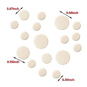 27 Pieces Clarinet Instrument Accessories with 10 Pieces Clarinet Cork Replacement and 17 Pieces Clarinet Pads Bb Clarinet Woodwind Instrument Pads