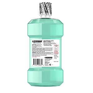 Listerine Zero Cool Mint Mouthwash For Fresh Breath And To Kill Bad Breath Germs, 500 ml, 16.9 Fl Oz