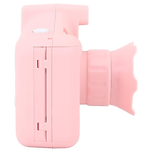 Mini SLR Children Digital HD Camera, 1000mAh Lithium Battery Kids Digital Photo Camera IPS Screen 12 Languages High Definition for Children (Pink)