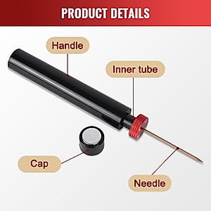 Tyzine Wine Air Pressure Pump Bottle Opener,Efficient Corkscrew Bottle Opener,Easy Screw Out Tool,Portable Pocket Bottle Opener Great For Wine Lovers,Perfect Wine Gift. (red-1pcs)