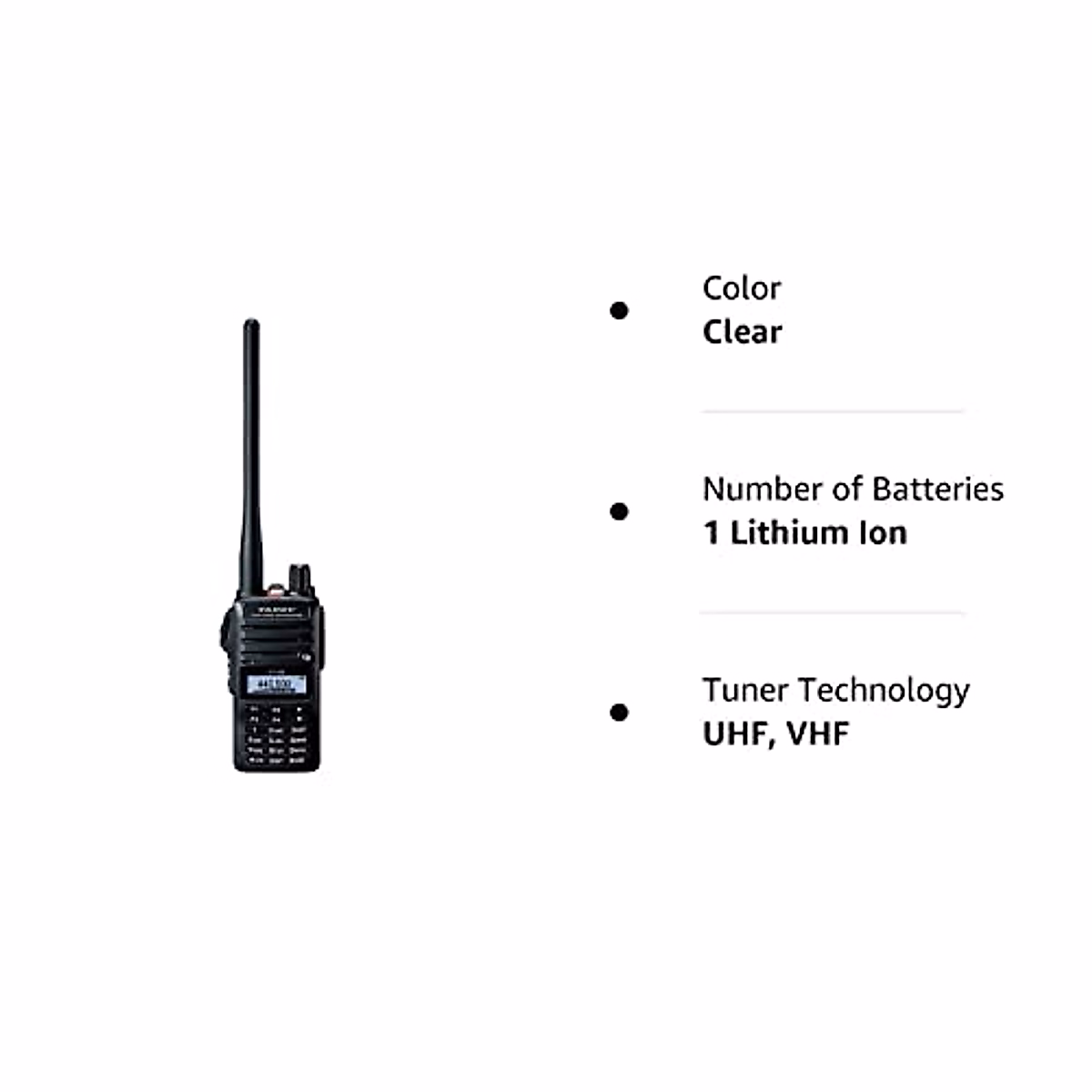 Yaesu Original FT-65 FT-65R 144/440 Dual-Band Rugged & Compact Handheld Transceiver, 5W - 3 Year Warranty